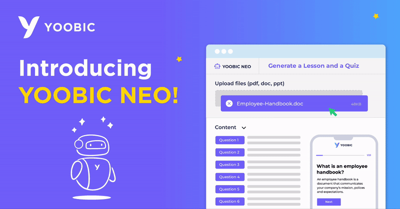Introducing YOOBIC NEO, a Powerful AI Coach to Scale and Personalize the Frontline Employee ...